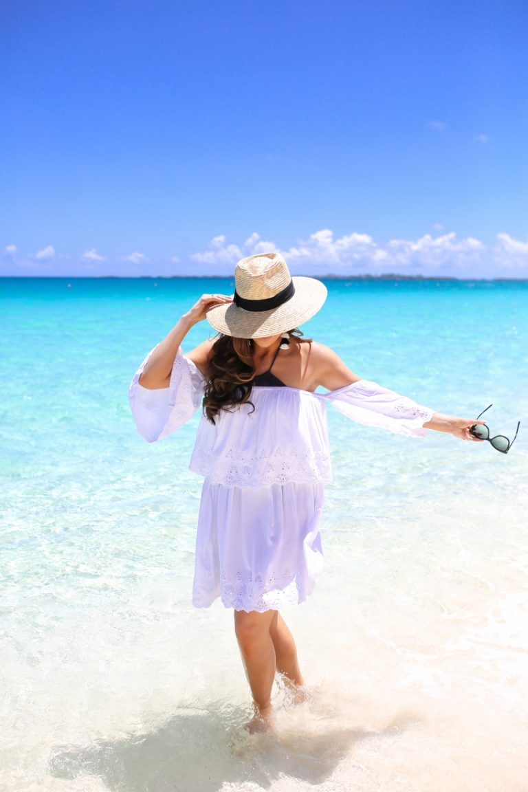 Perfect White Dress for Poolside or Date Night | The Sweetest Thing