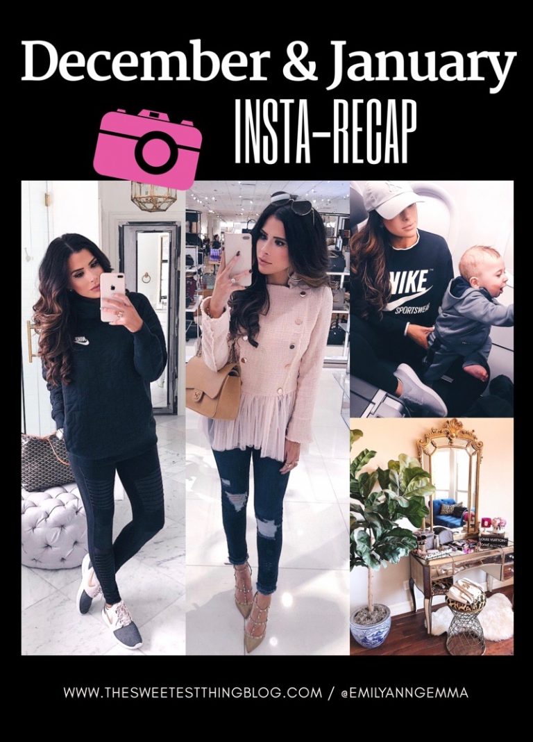 December & January Mega Insta-Recap | The Sweetest Thing
