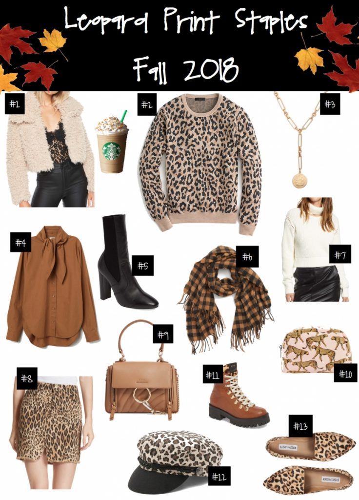 Leopard Print Picks For Fall 2018 | The Sweetest Thing