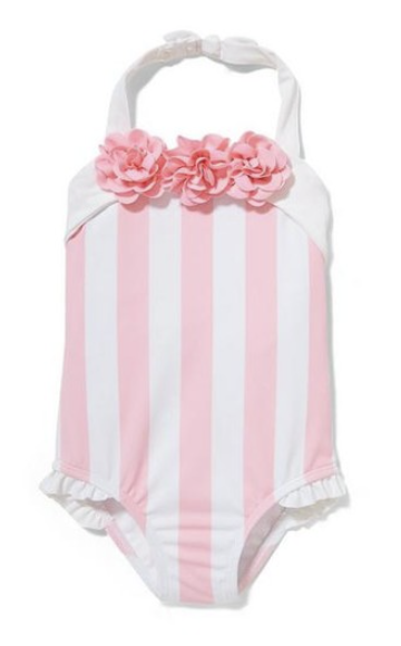 Pink Striped Swimsuit | The Sweetest Thing