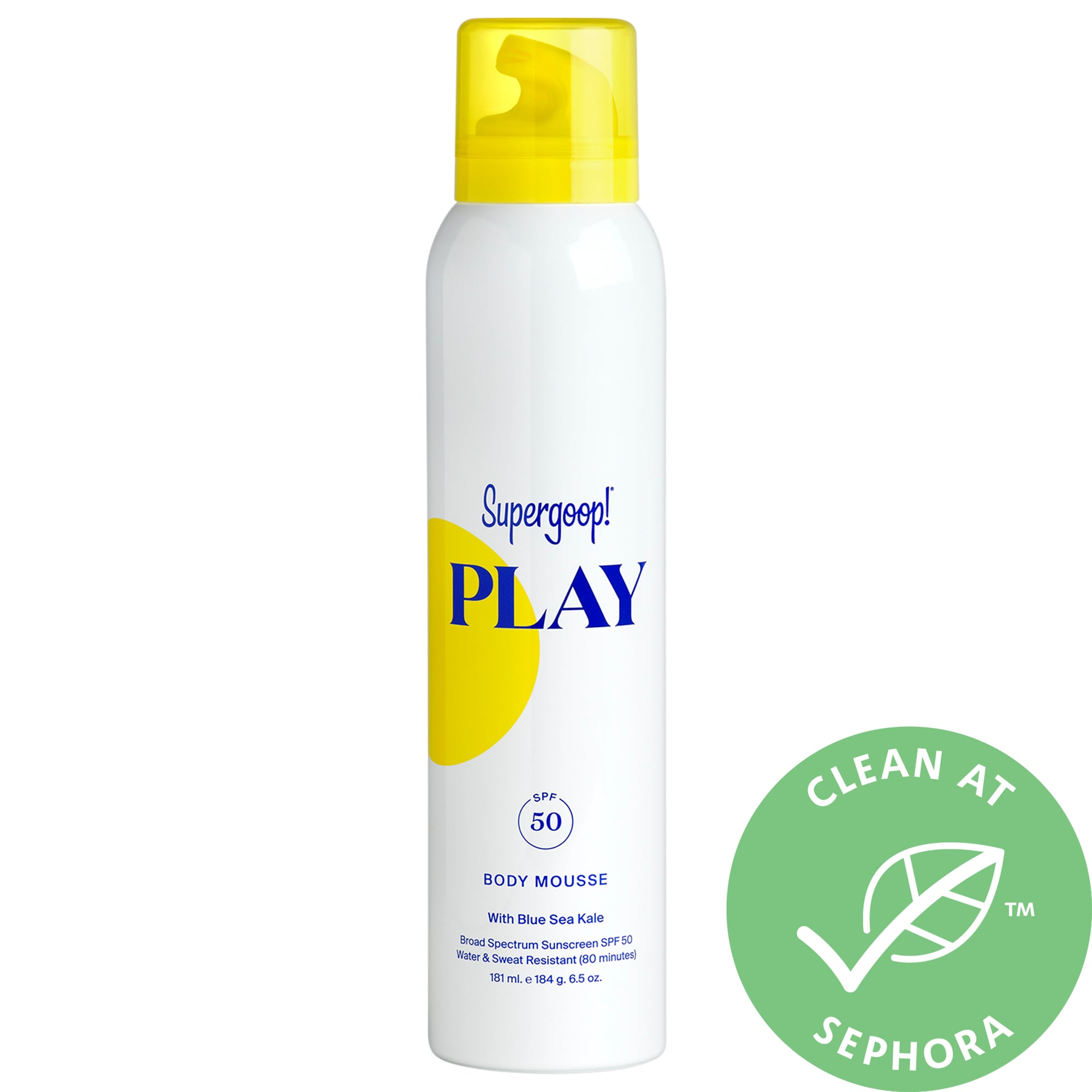 Body Mousse SPF 50 with Blue Sea Kale | The Sweetest Thing