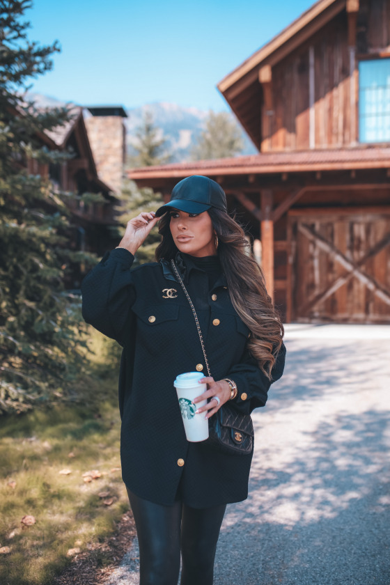 Quilted Shacket Outfit Idea | Fashion | The Sweetest Thing